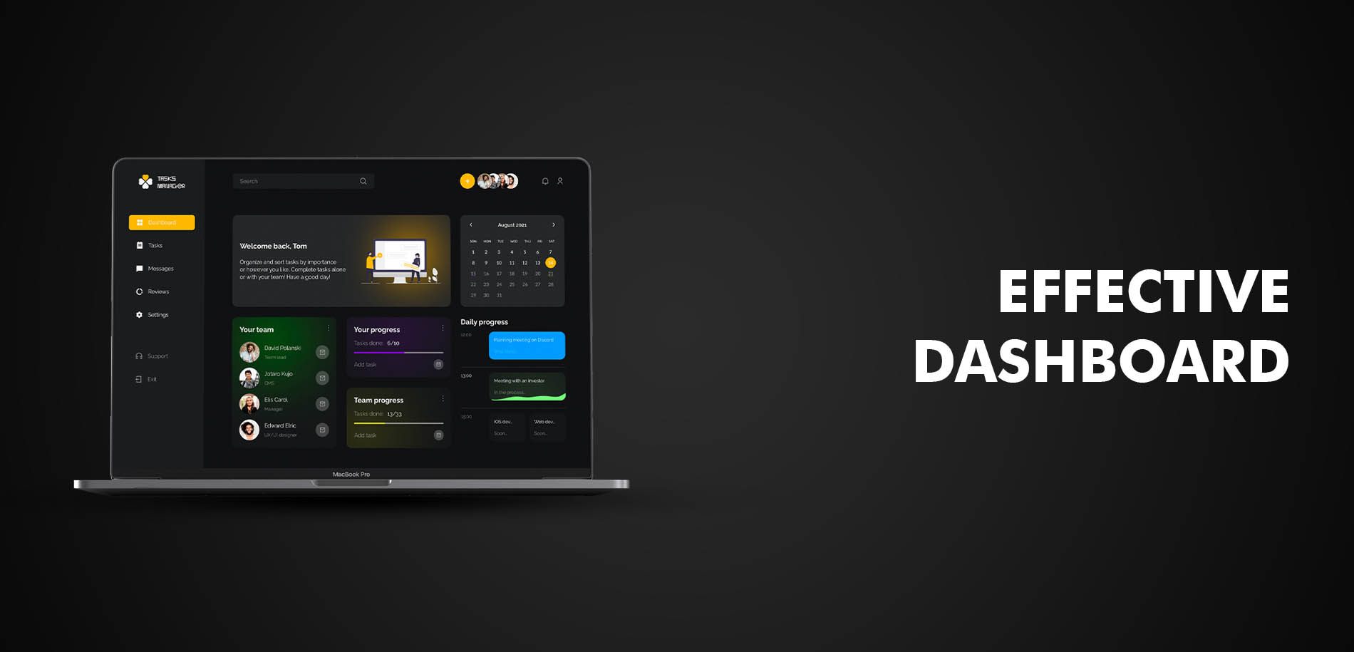 Effective Dashboard Design | Mobile App Dashboard Design